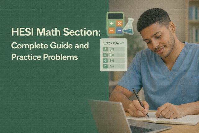 HESI Math Section: Complete Guide and Practice Problems (2026 ...